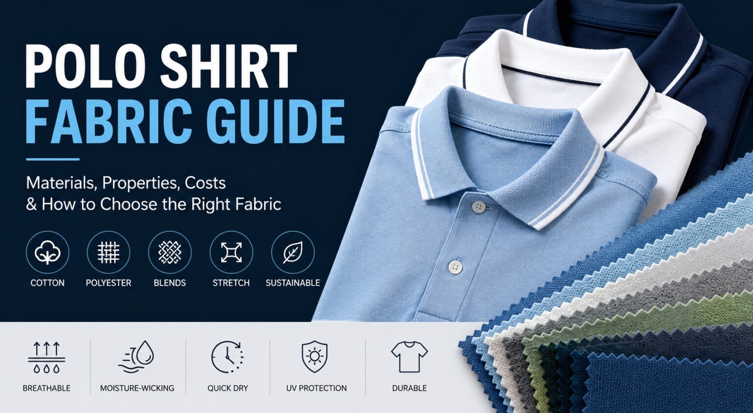 Polo Shirt Fabric Guide: Understanding the Most Common Polo Shirt ...